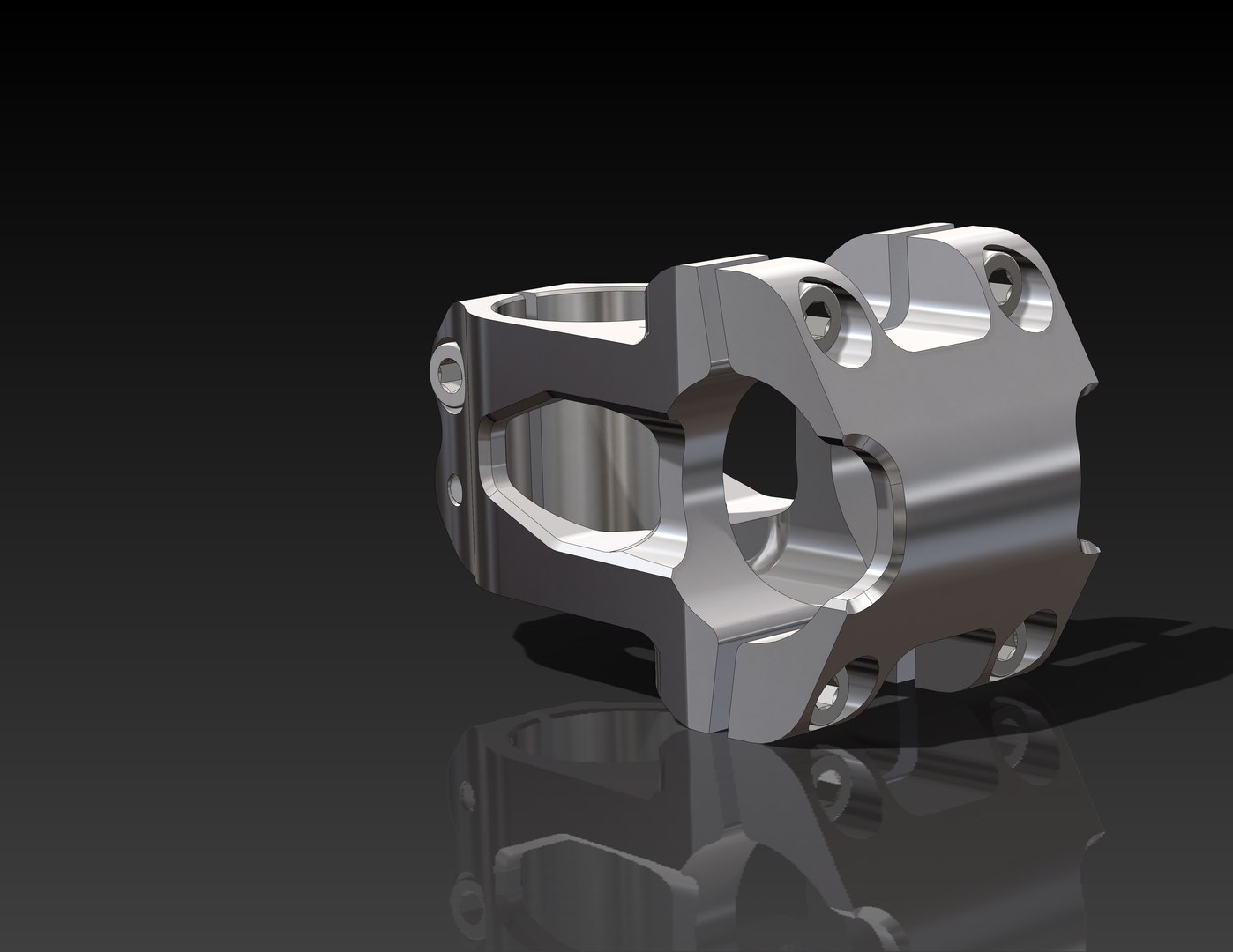 3d Model Of Mountain Bike Stem
