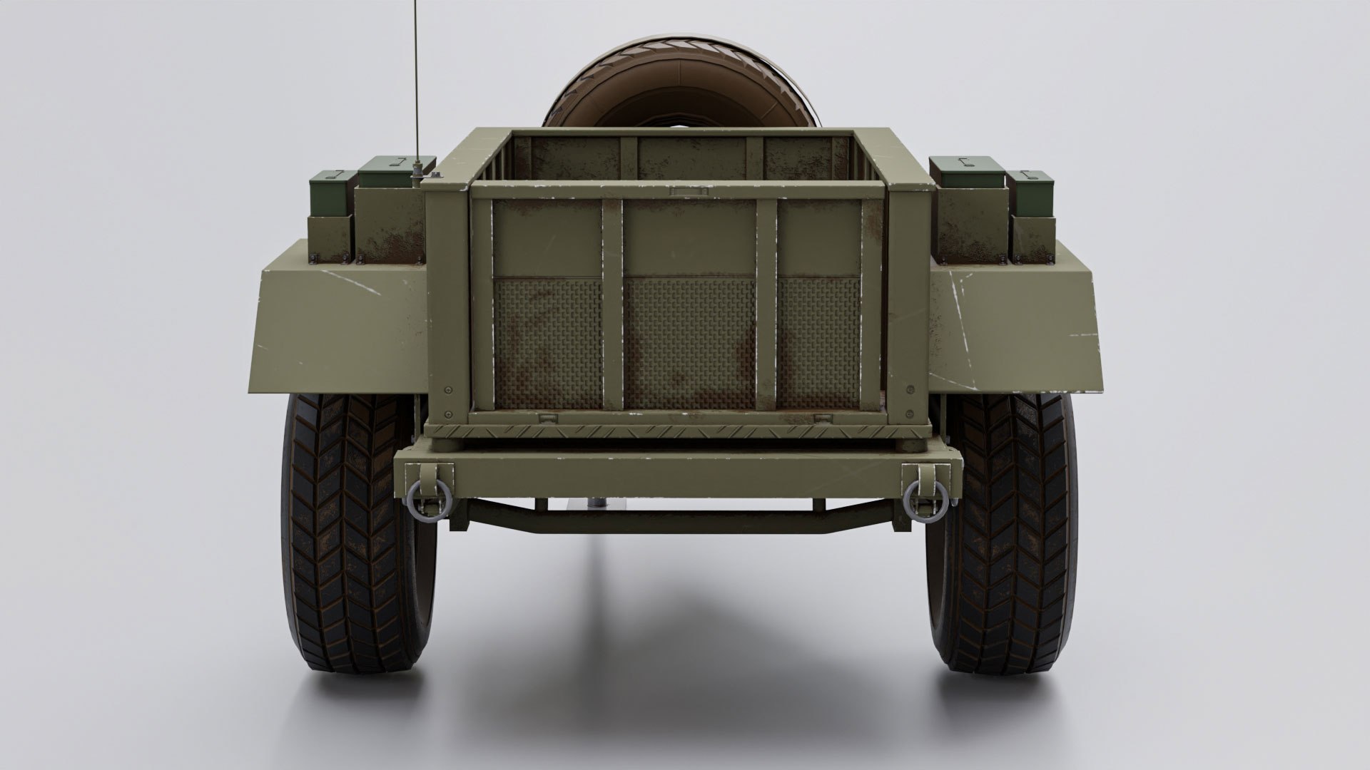 3D Military M8 Ammo Trailer - TurboSquid 2134627