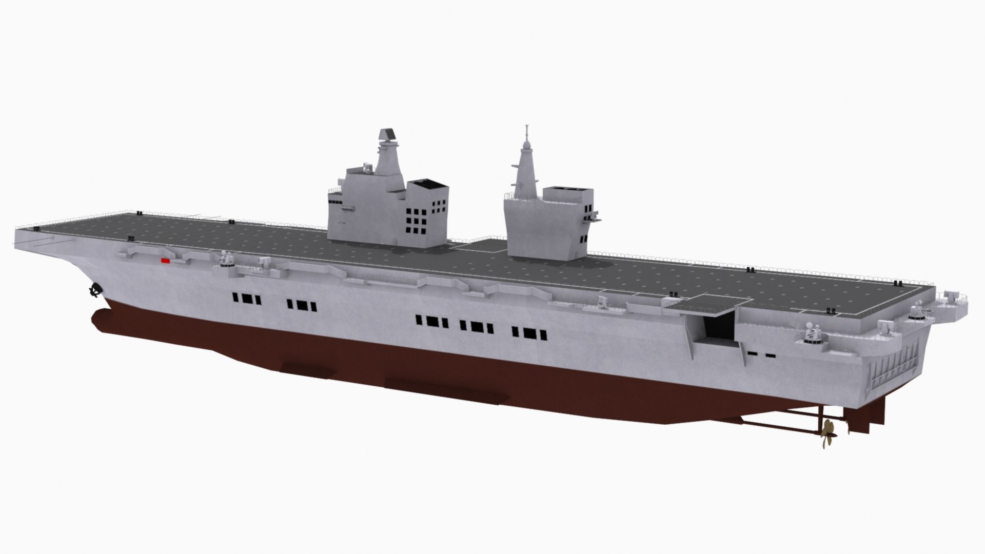 Chinese Type 076 Amphibious Assault Ship 3D Model - TurboSquid 2335707