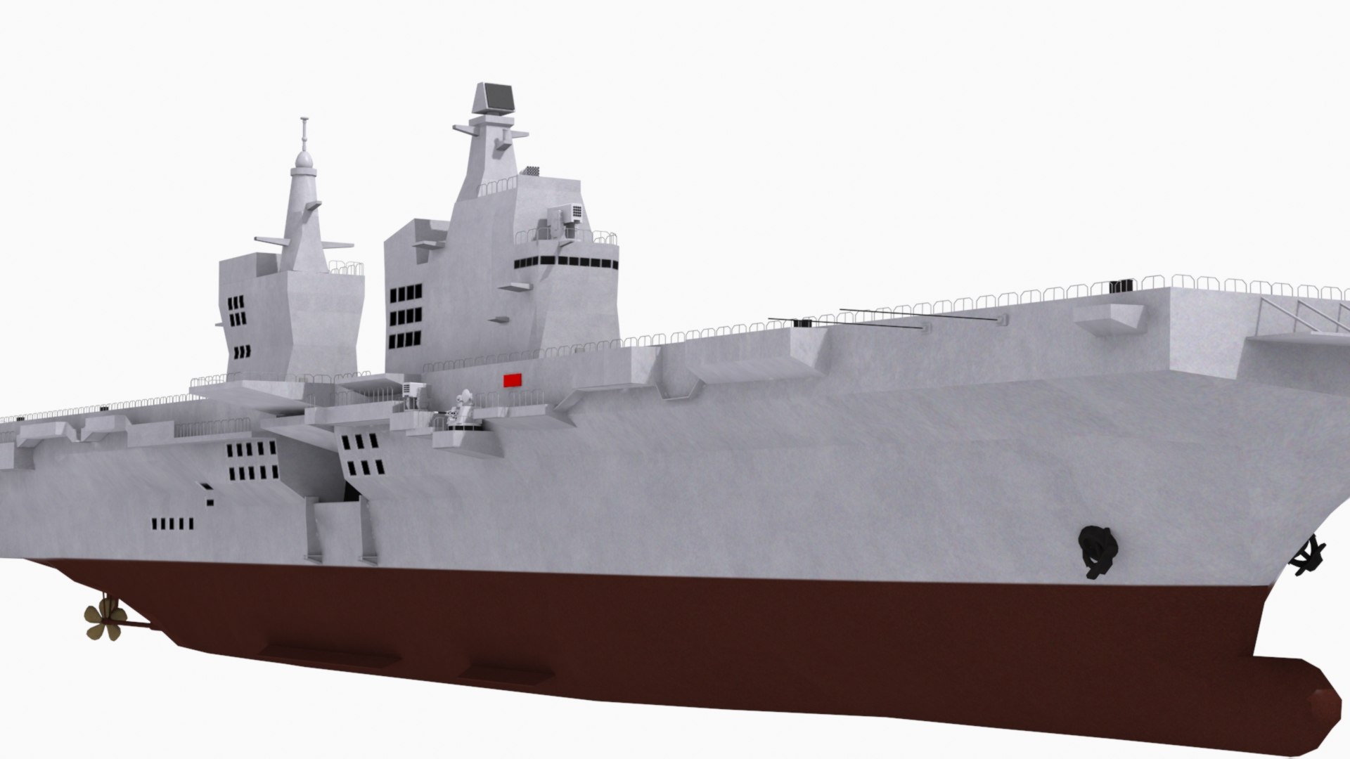 Chinese Type 076 Amphibious Assault Ship 3D Model - TurboSquid 2335707