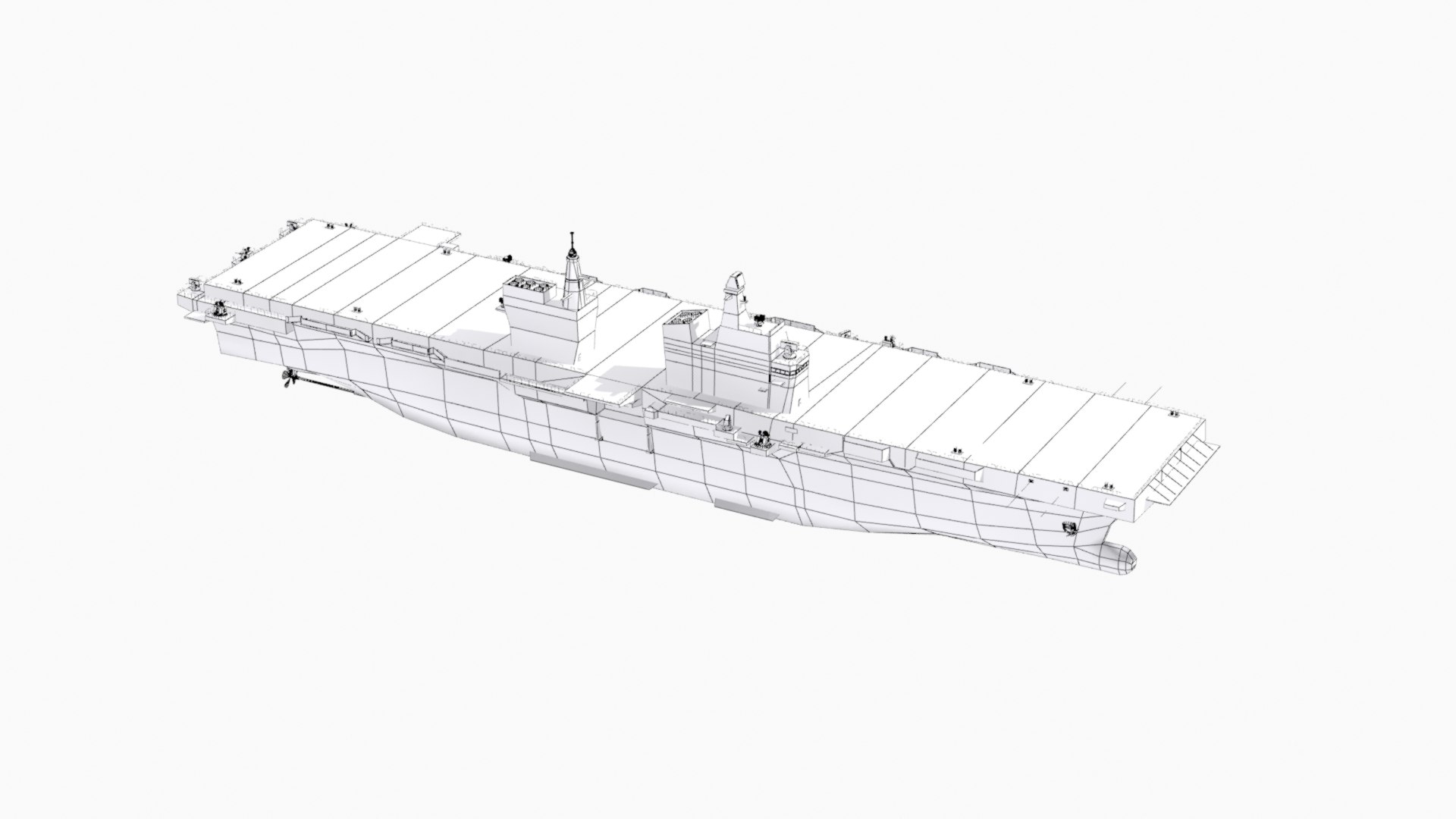 Chinese Type 076 Amphibious Assault Ship 3D Model - TurboSquid 2335707