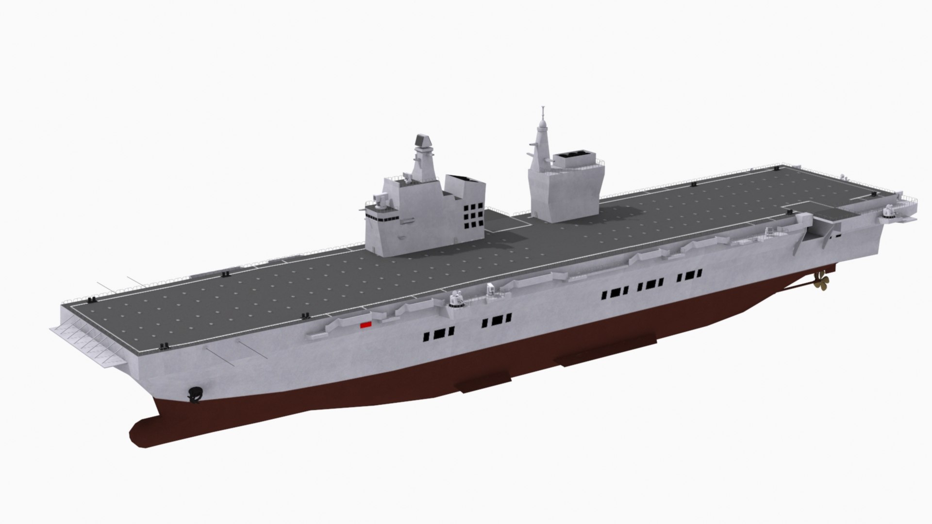 Chinese Type 076 Amphibious Assault Ship 3D Model - TurboSquid 2335707