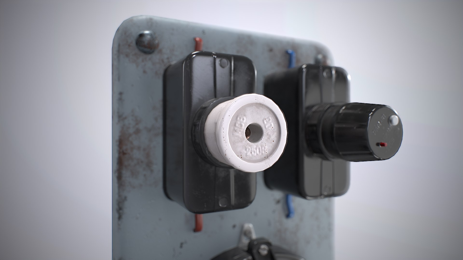 Old Soviet Electricity Meter Low-poly 3D - TurboSquid 2232293