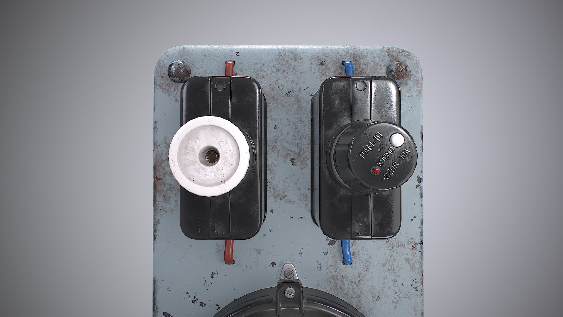 Old Soviet Electricity Meter Low-poly 3D - TurboSquid 2232293