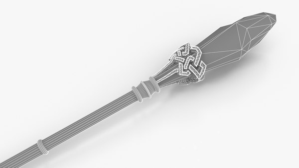 3D staves staff model - TurboSquid 1622450