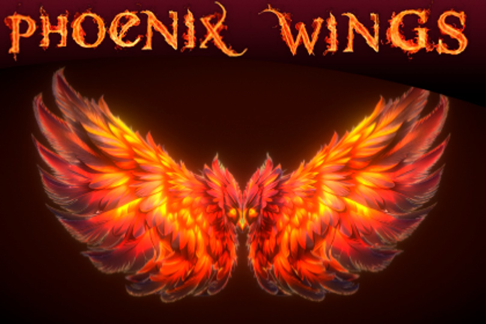 3D Low Poly Animated Phoenix Wings model - TurboSquid 2071947
