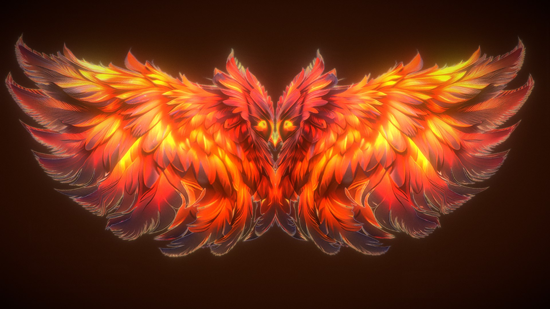 3D Low Poly Animated Phoenix Wings model - TurboSquid 2071947