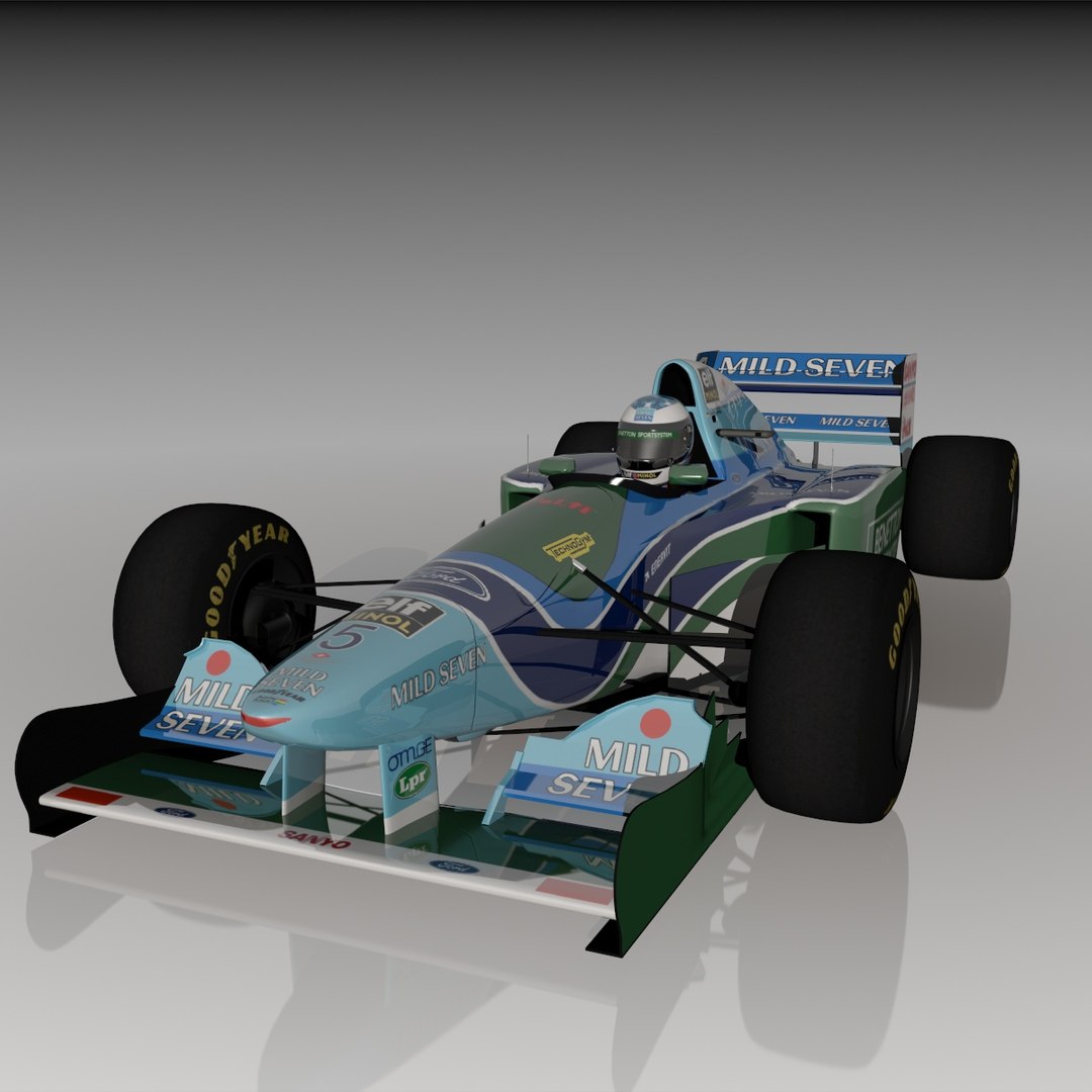 3d Model Michael Benetton B194