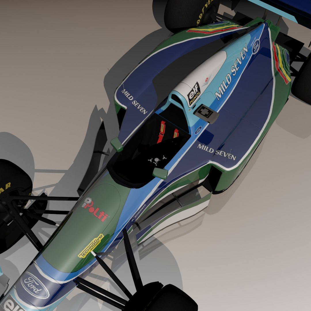 3d Model Michael Benetton B194