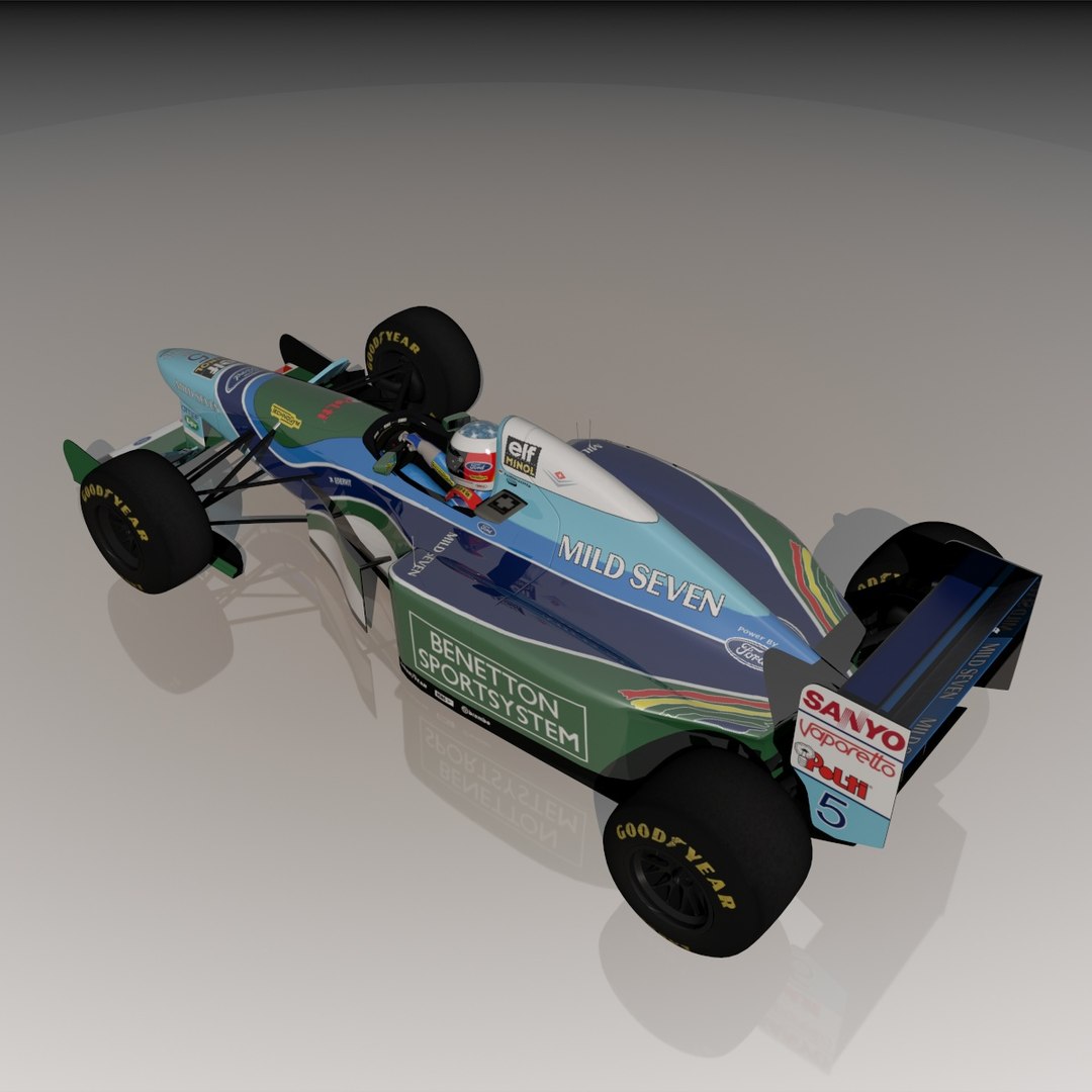 3d Model Michael Benetton B194