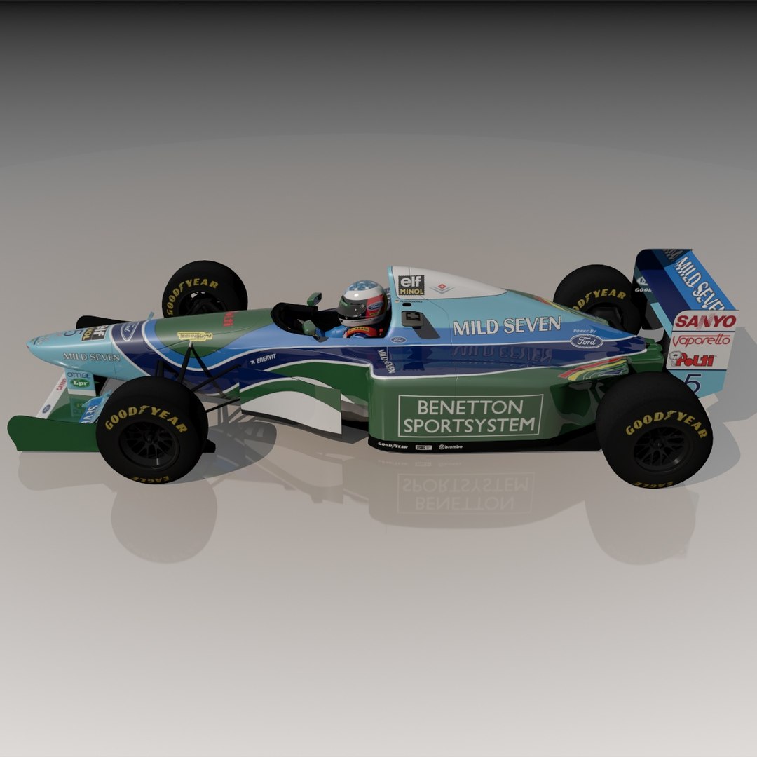 3d Model Michael Benetton B194