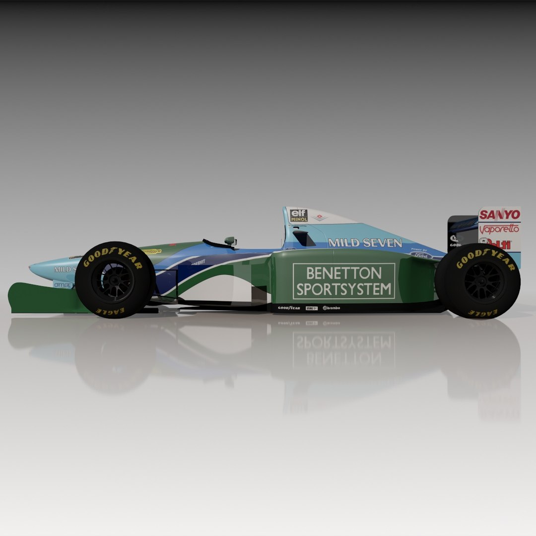 3d Model Michael Benetton B194