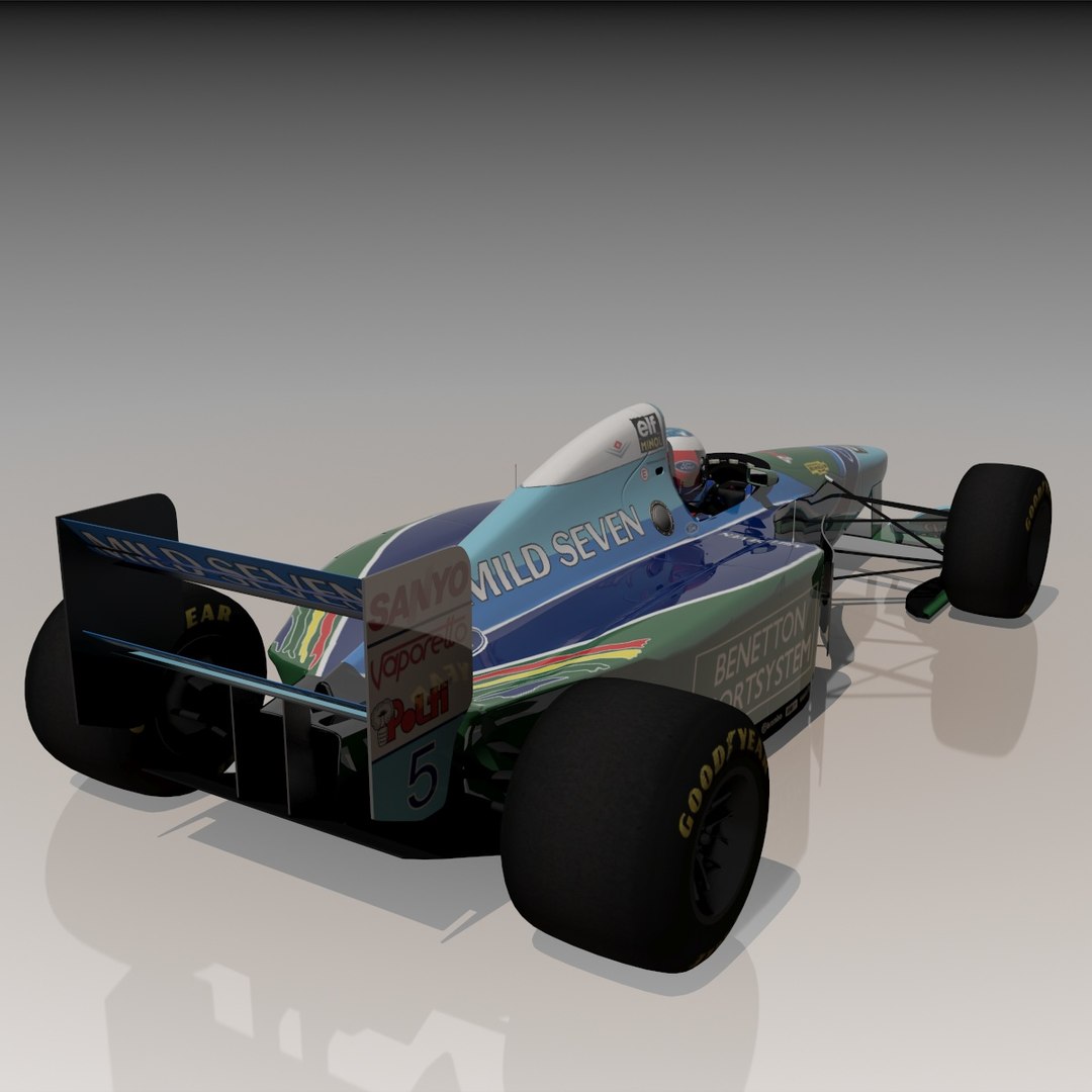 3d Model Michael Benetton B194