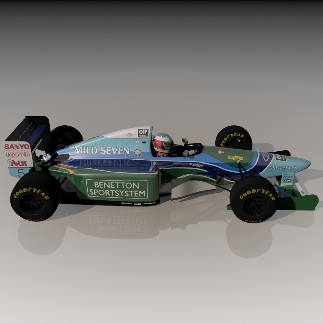 3d Model Michael Benetton B194