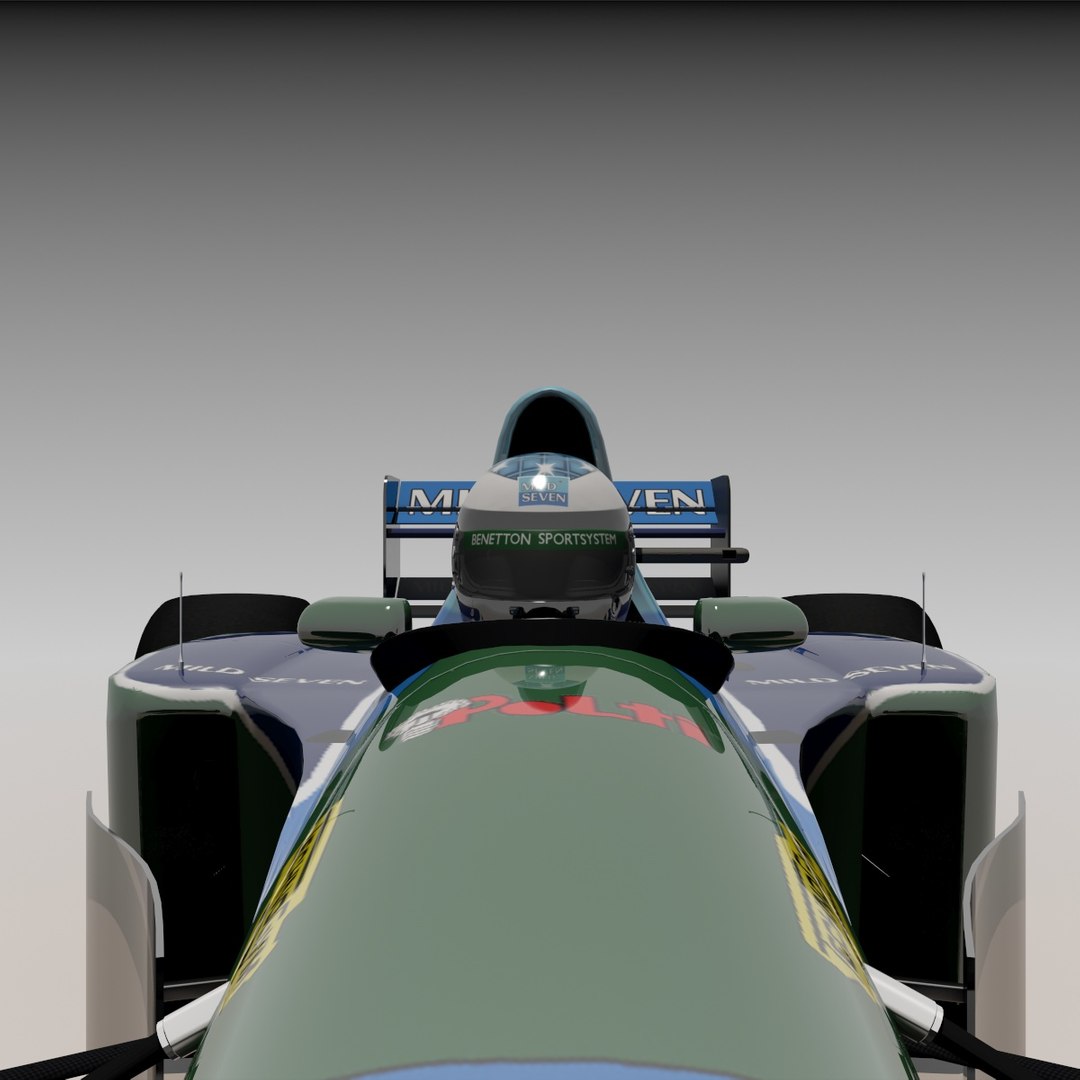 3d Model Michael Benetton B194