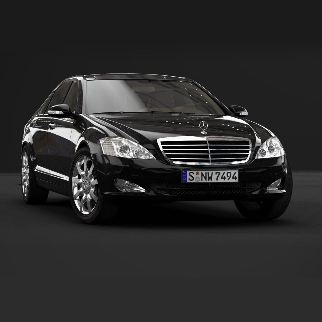 3d Model Mercedes S Merc
