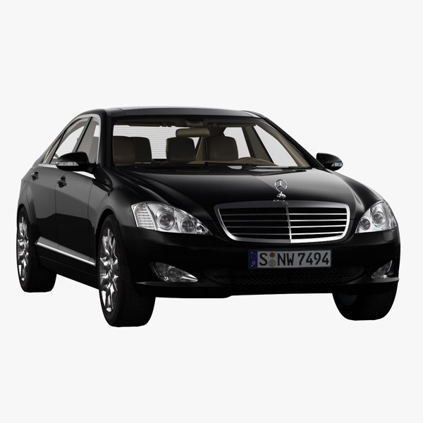 3d model mercedes s merc