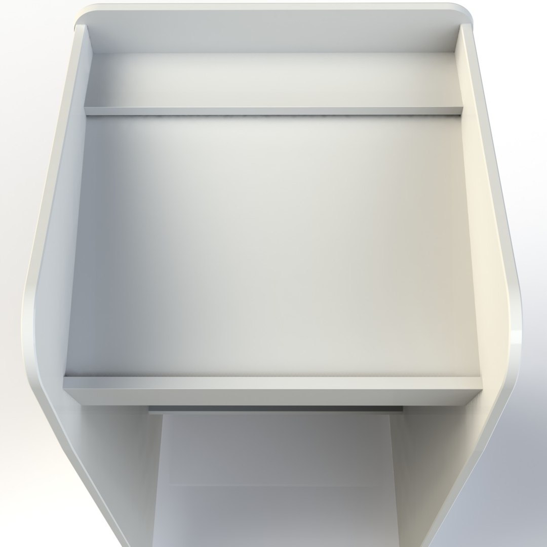 3d Model Stand Computer Desk Furniture Office