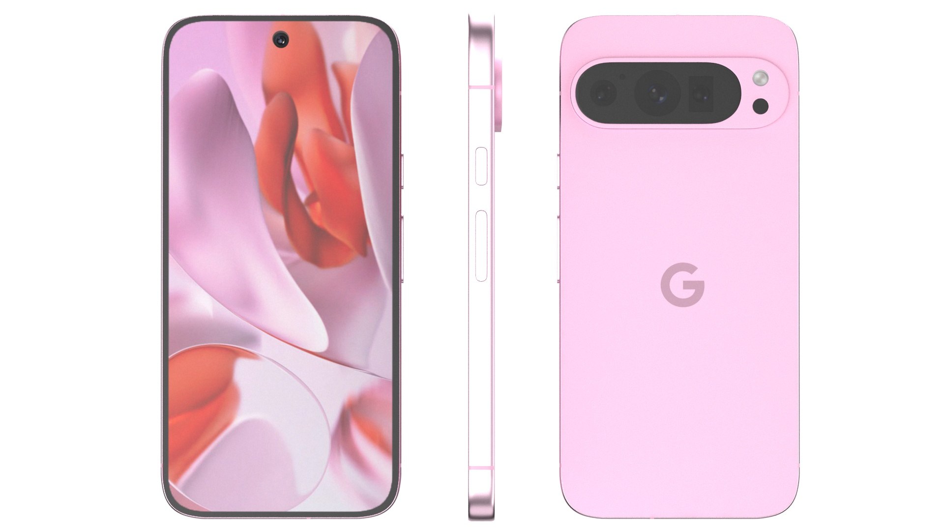 3D Google Pixel 9 Pro Rose Quartz - TurboSquid 2282645