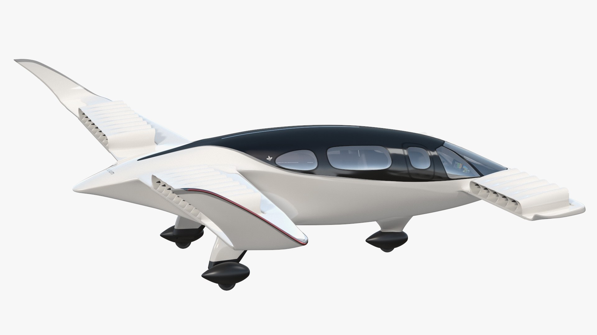 3D Model Lilium Jet Phoenix White Rigged - TurboSquid 2160949