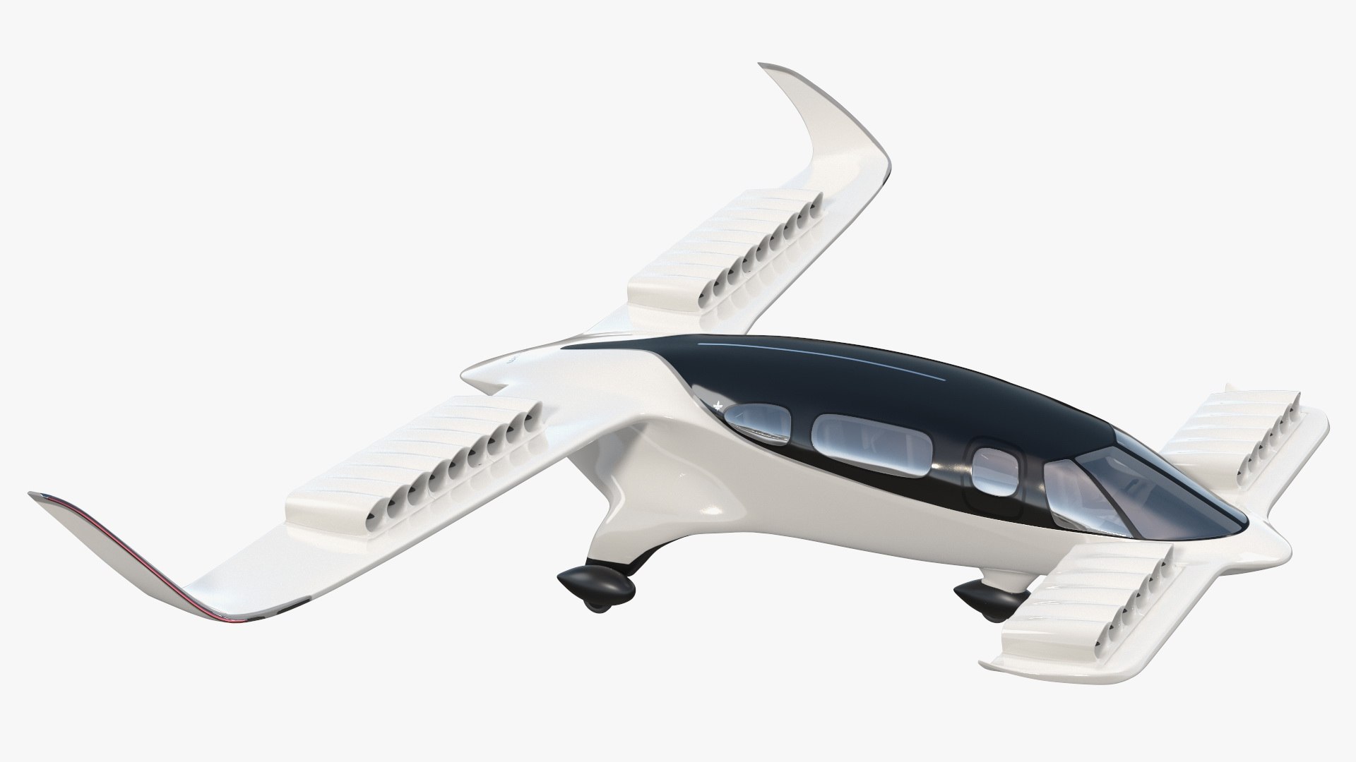 3D Model Lilium Jet Phoenix White Rigged - TurboSquid 2160949