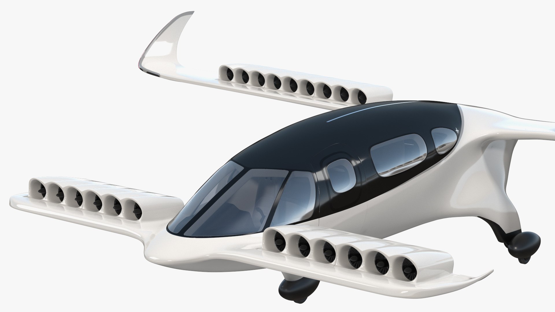 3D Model Lilium Jet Phoenix White Rigged - TurboSquid 2160949