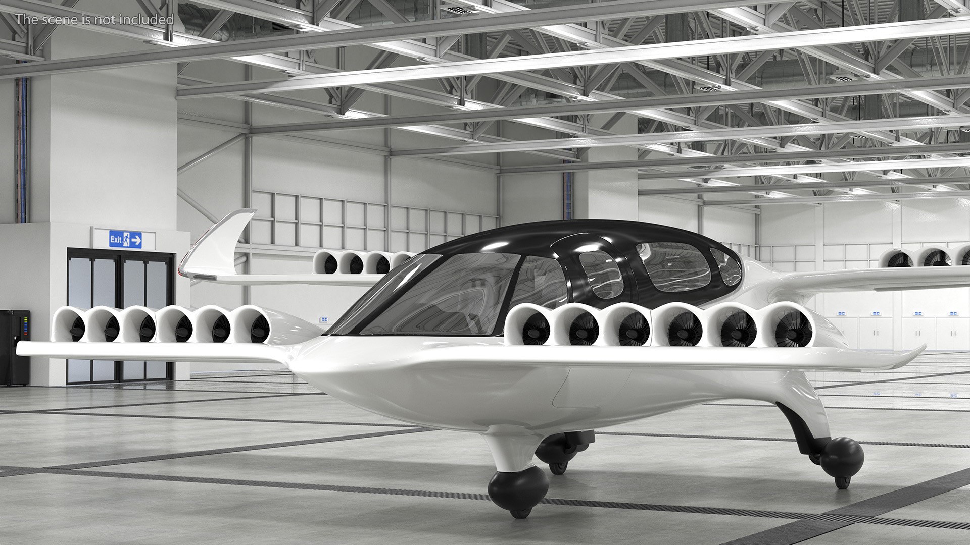 3D model Lilium Jet Phoenix White Rigged - TurboSquid 2160949