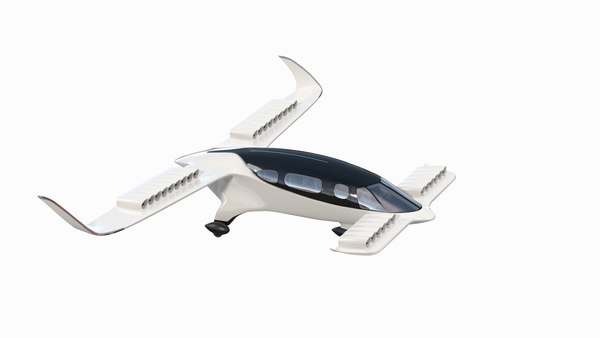 modelo 3d Lilium Jet Phoenix Blanco Aparejado - TurboSquid 2160949