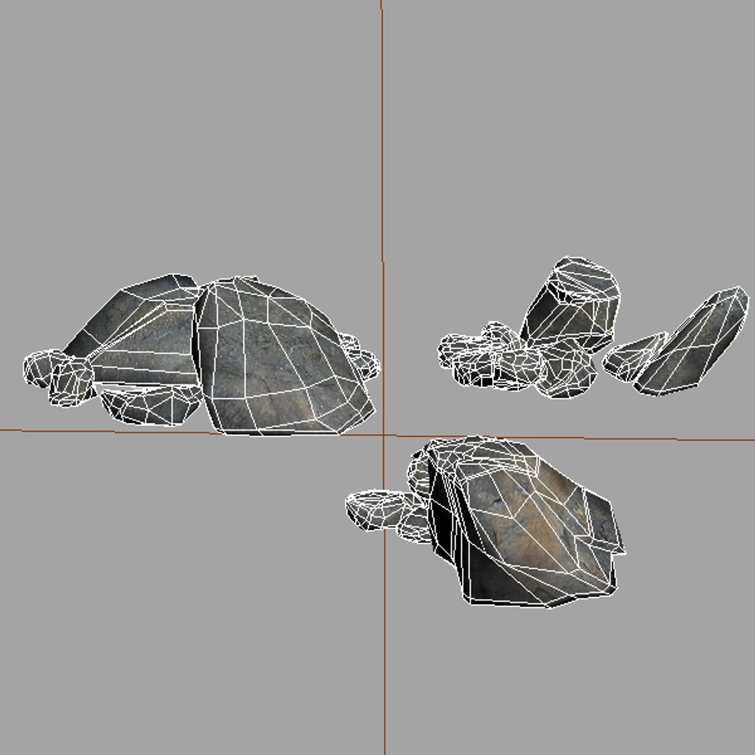 Stones Group 3d Model