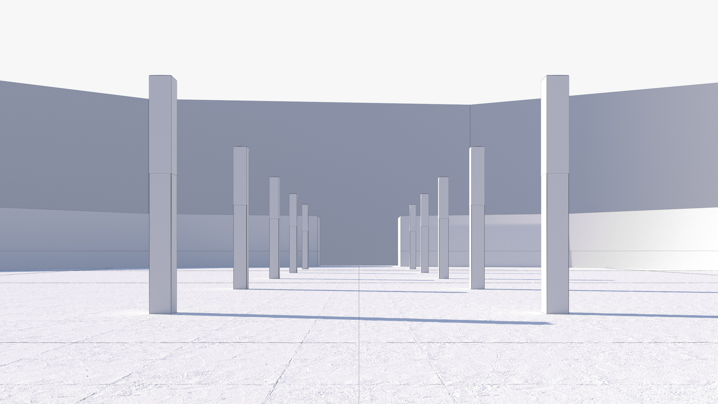 Concrete architecture exterior 3D model - TurboSquid 1712401