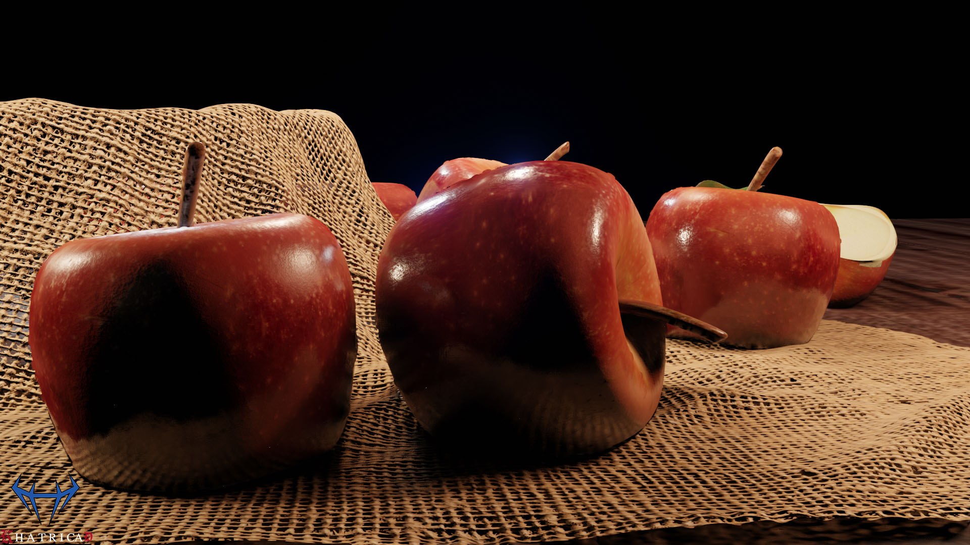 3D Apples Blender Model - TurboSquid 1459224