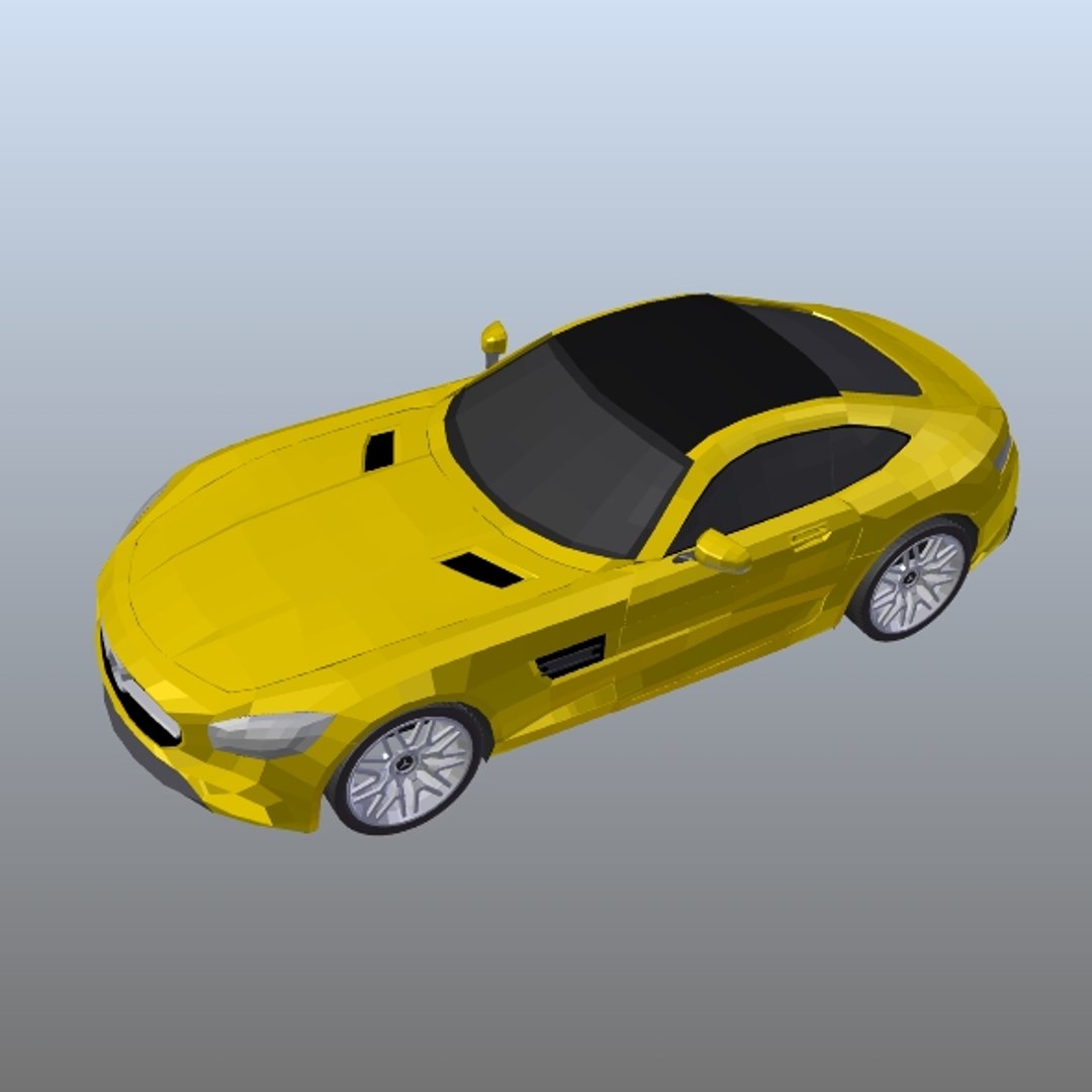 3d mercedes amg gt