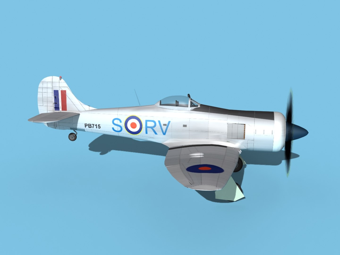 3D propeller hawker tempest model - TurboSquid 1489308
