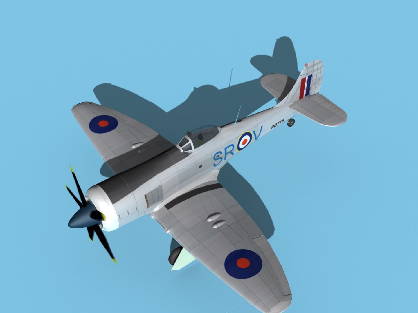 3D propeller hawker tempest model - TurboSquid 1489308