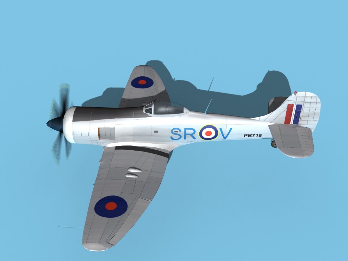 3D propeller hawker tempest model - TurboSquid 1489308