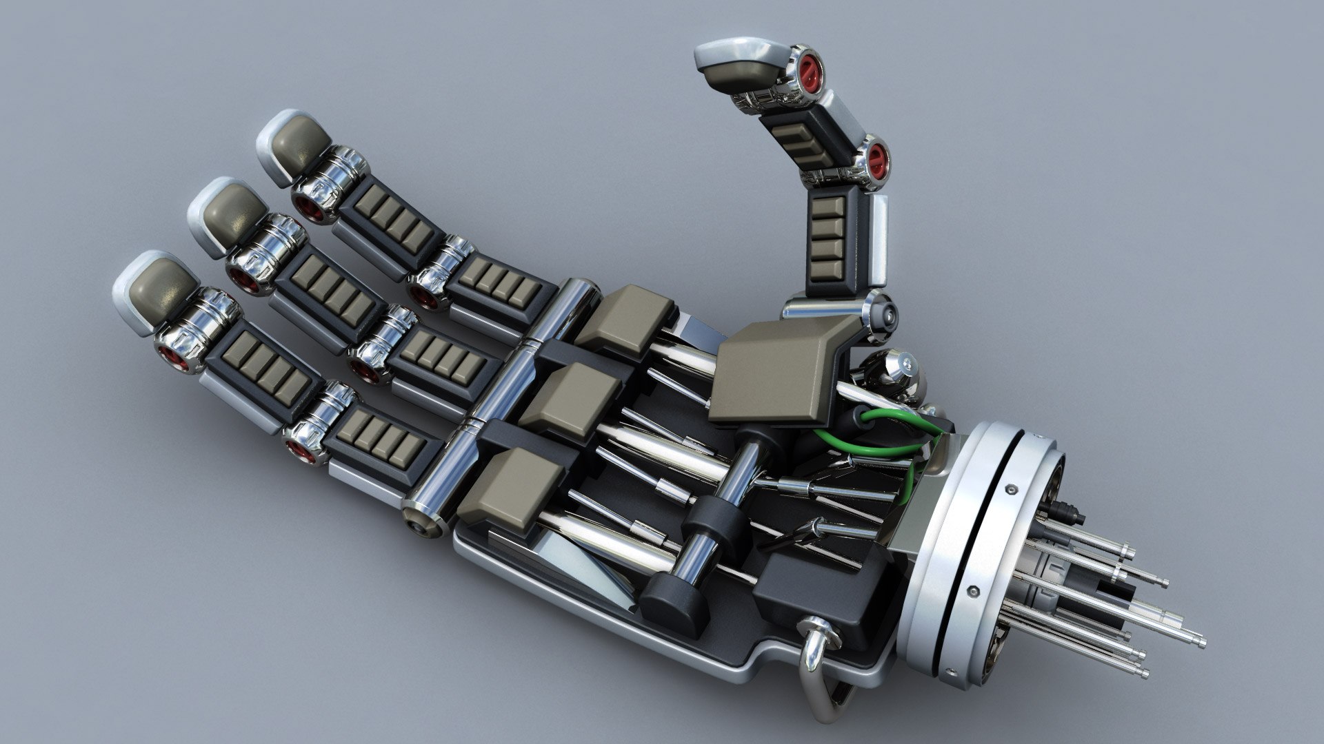3d Model Robot Hand