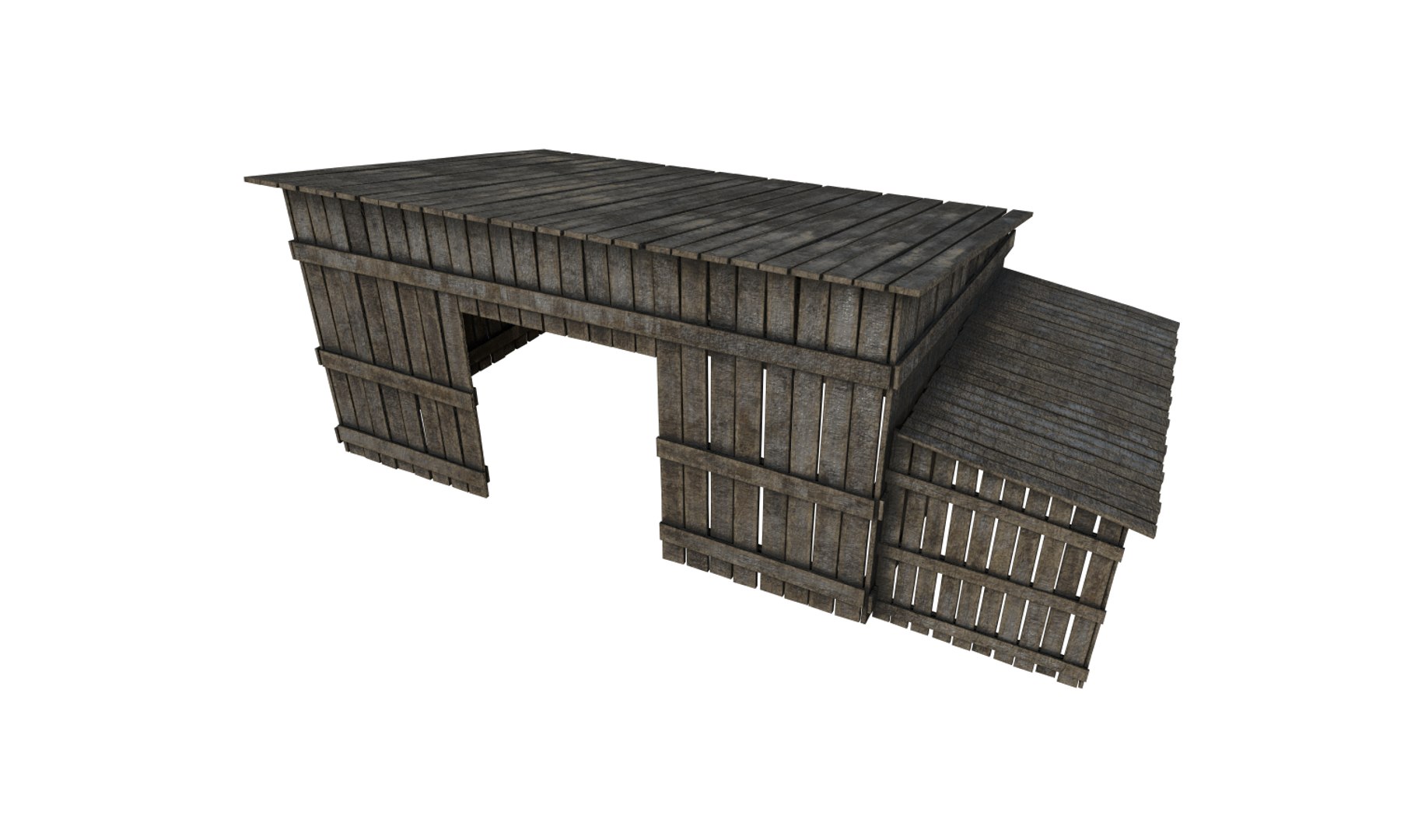 Wooden Shack Pack 3D Model - TurboSquid 2108015