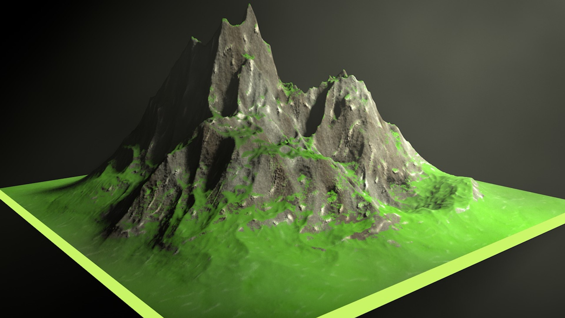 Free 3D Mountain Mount Model - TurboSquid 1304368