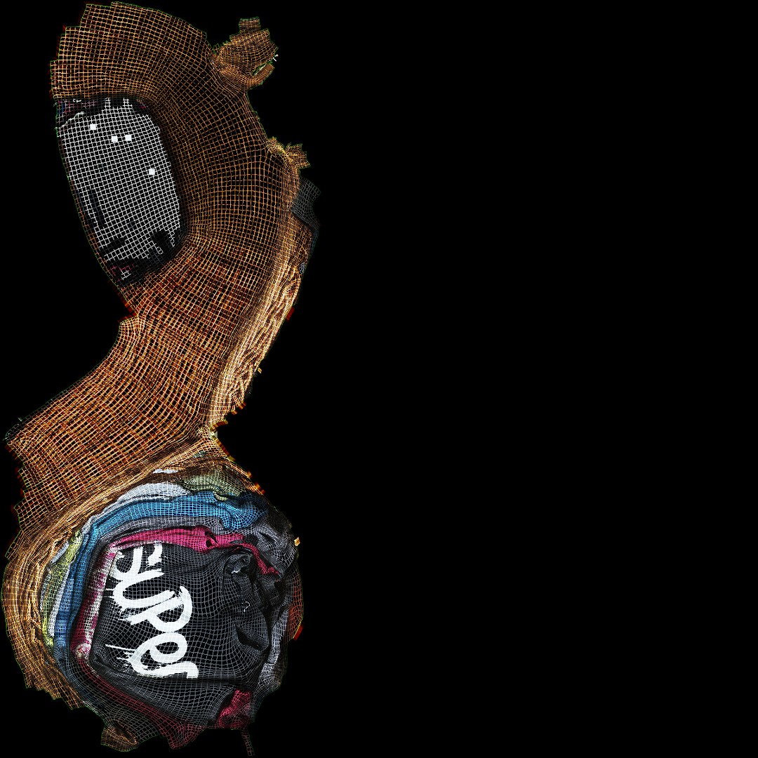 3D Bag-Container With Clothes Collection 03 Model - TurboSquid 2270562