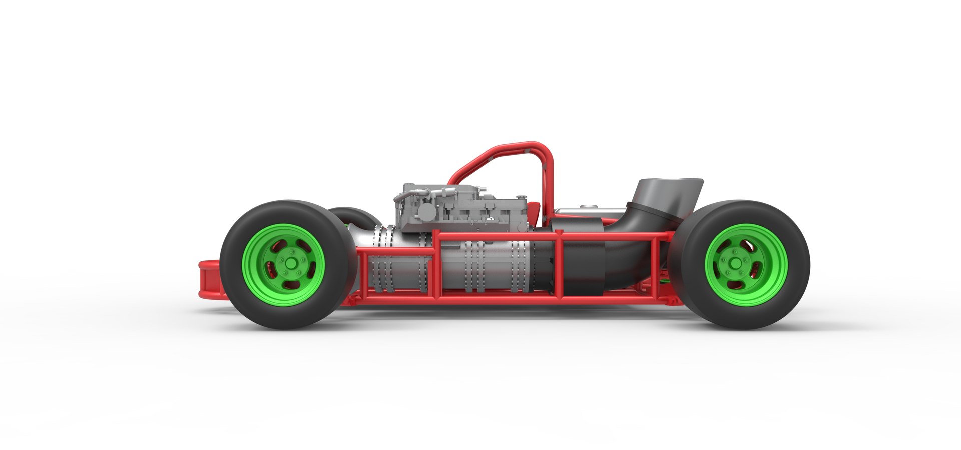 3D Diecast concept jet race car Scale 1 to 25 model - TurboSquid 2077331