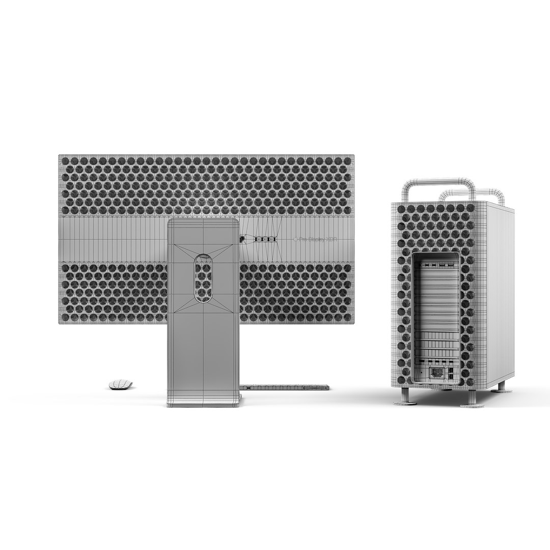 Mac Pro 2019 Display 3D Model - TurboSquid 1418515