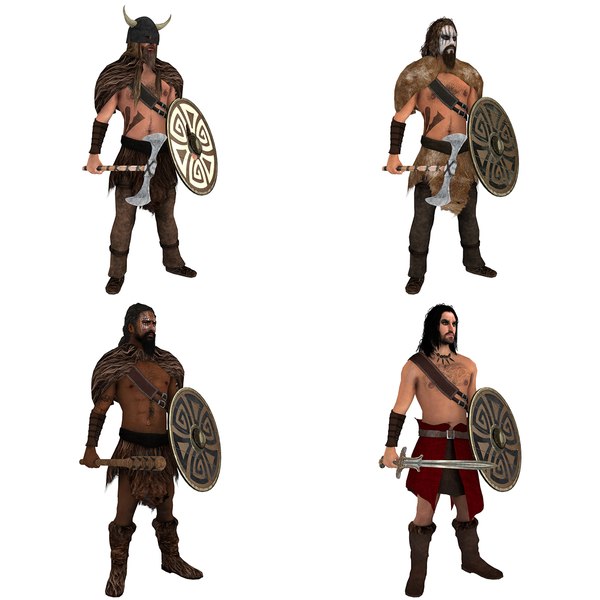 3D Barbarian Models | TurboSquid