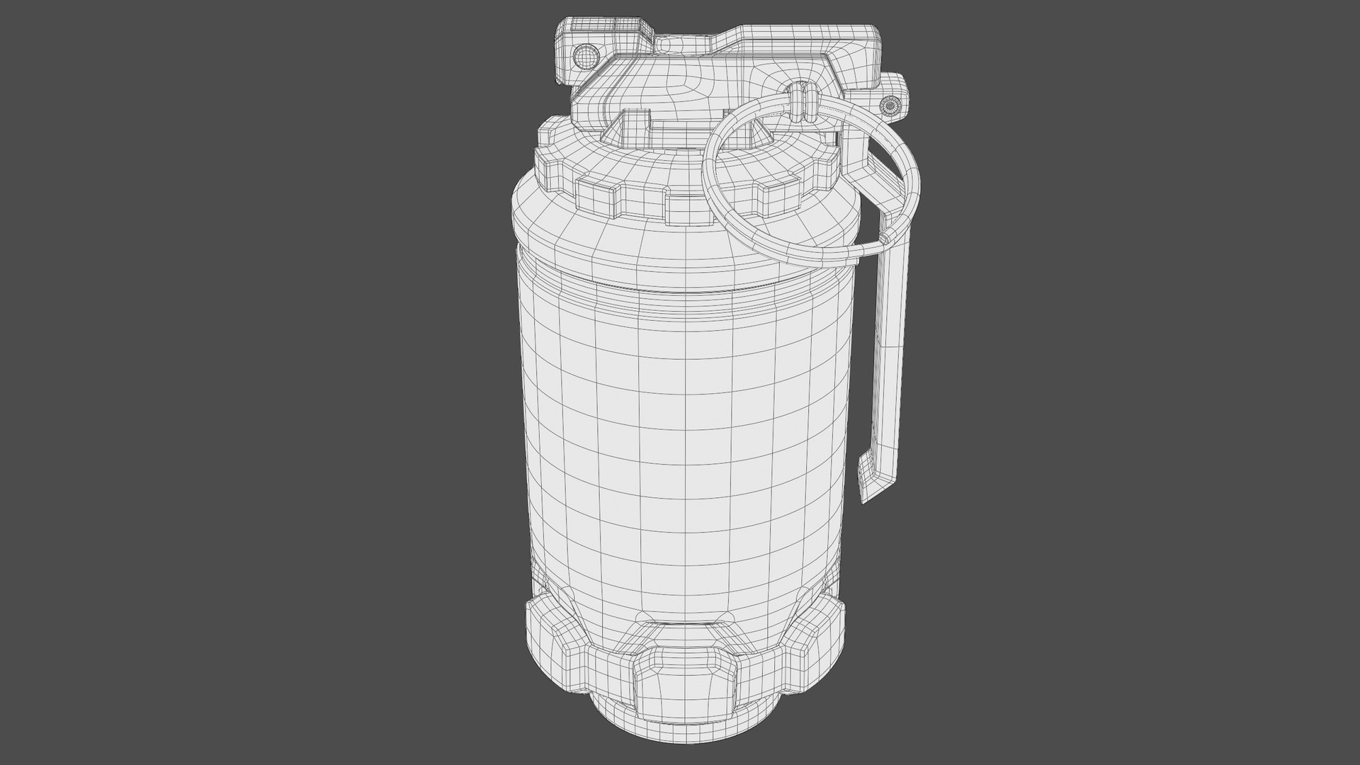 Sci Fi Grenade Elysium HMX Hi Explosive 3D Model - TurboSquid 2333258