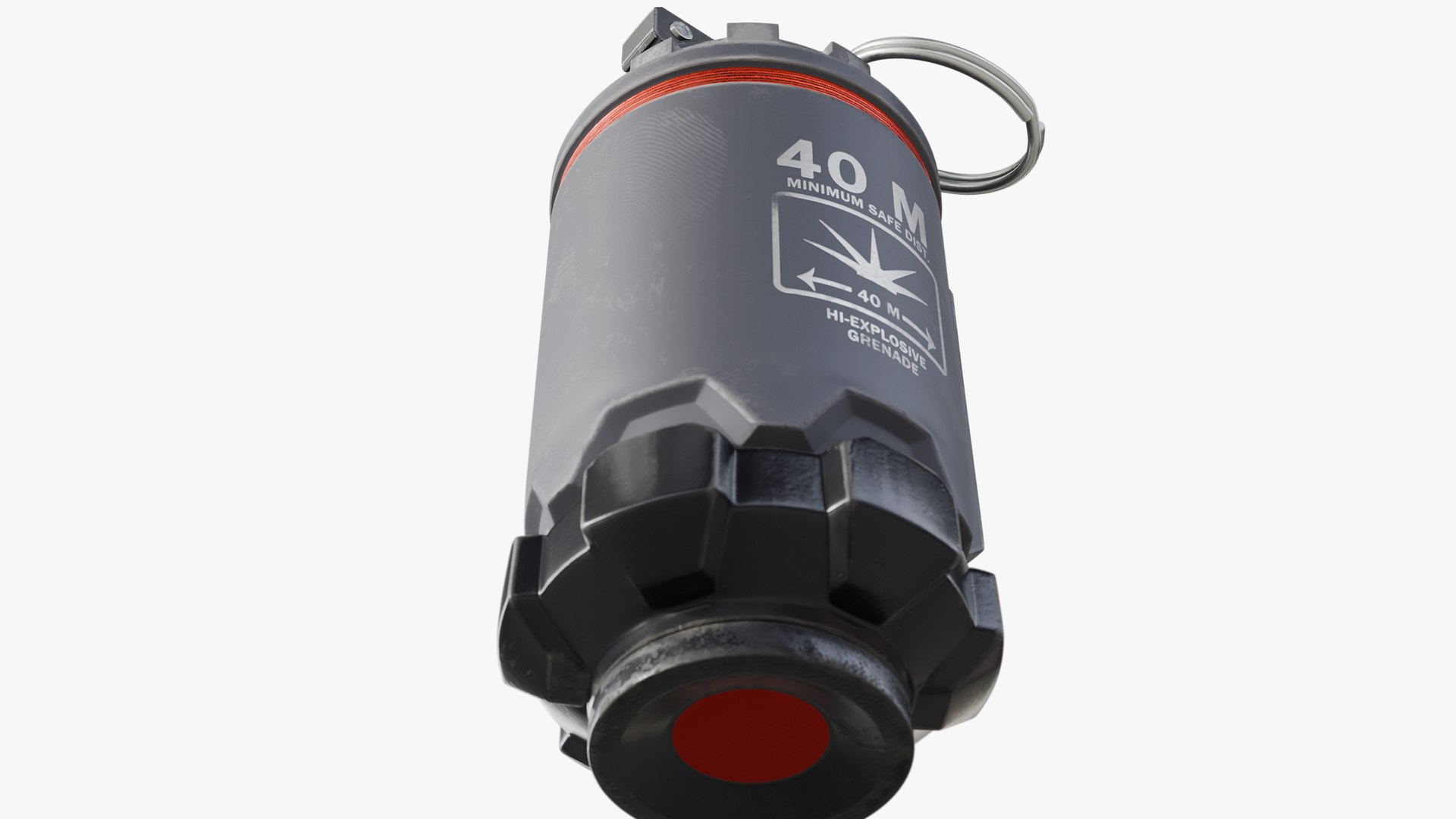 Sci Fi Grenade Elysium HMX Hi Explosive 3D Model - TurboSquid 2333258