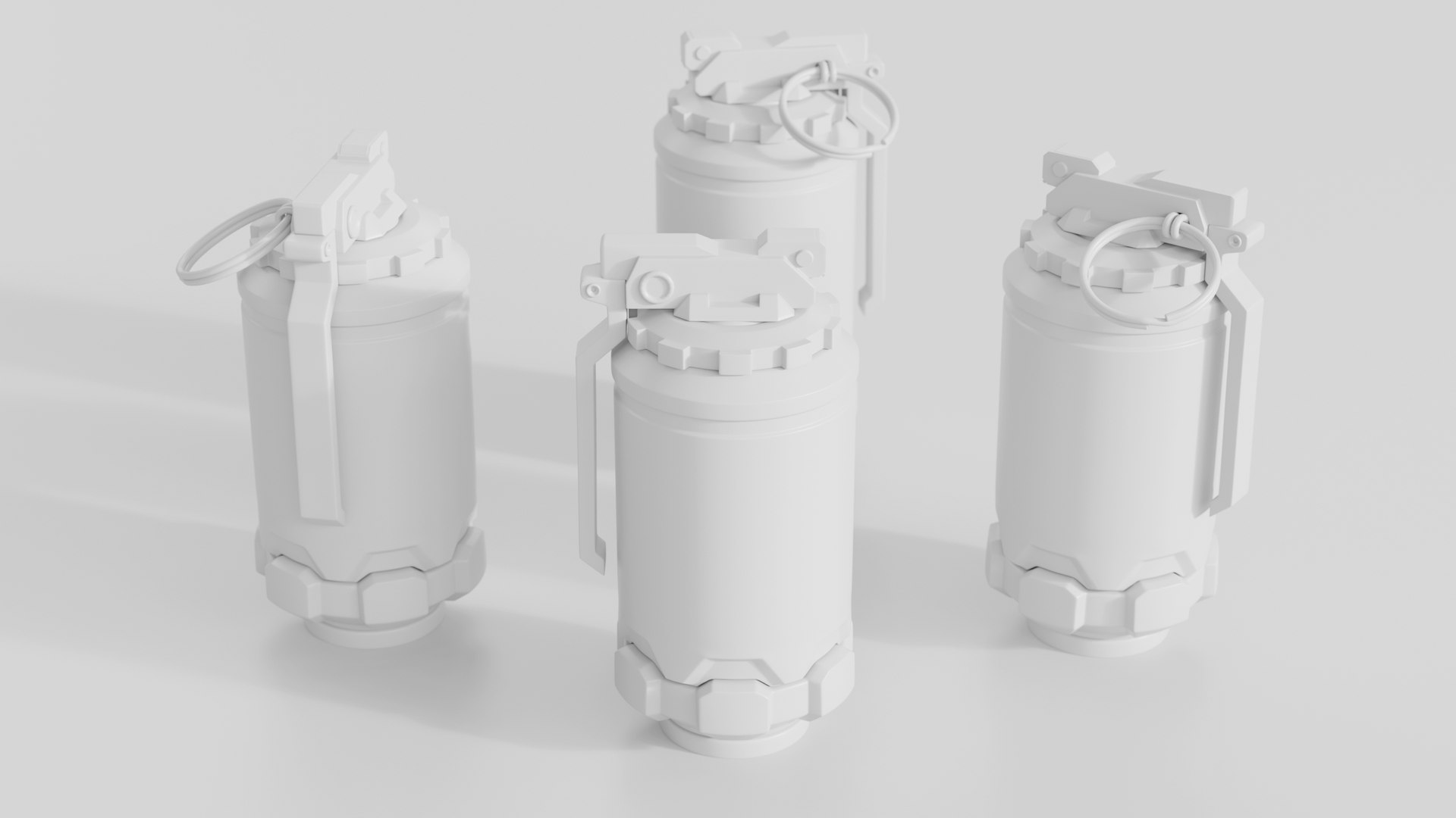 Sci Fi Grenade Elysium HMX Hi Explosive 3D Model - TurboSquid 2333258