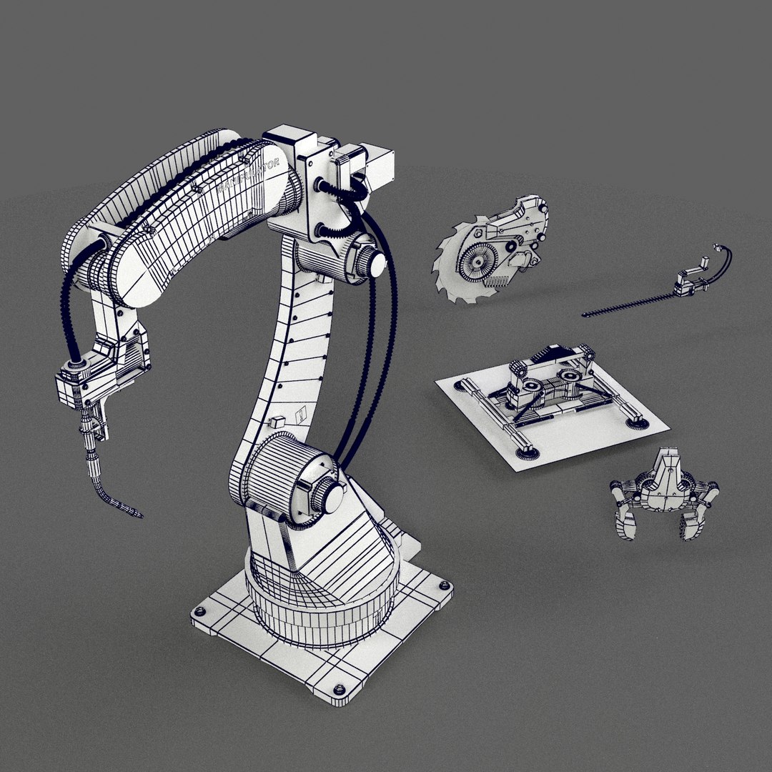 Robot Manipulator Model - TurboSquid 1323130
