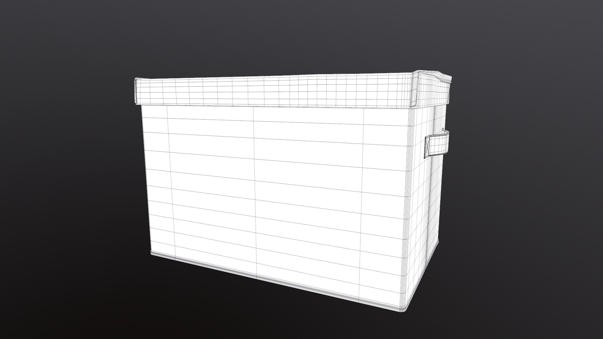 Storage Box With Lid 3D Model - TurboSquid 1966989