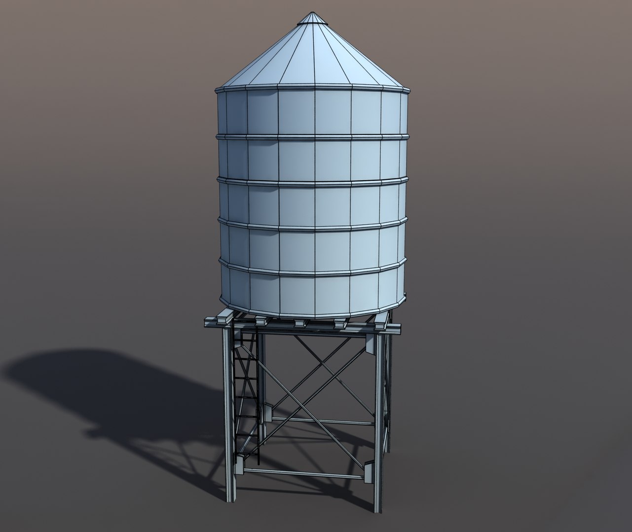 Water Tank 3d Model