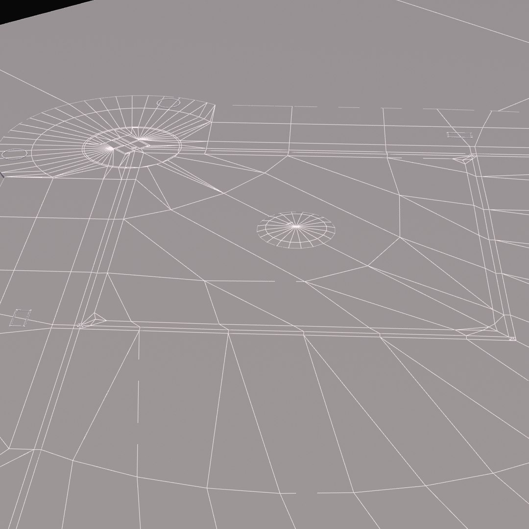 baseball field bases 3d model