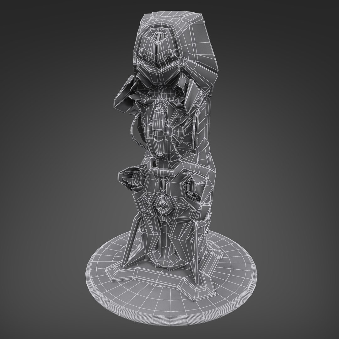 3d model of cryopod pbr